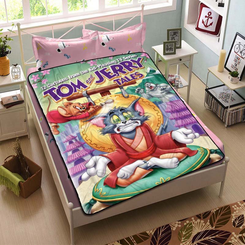 Tom and Jerry Tales Blanket Plush Bedroom Throw