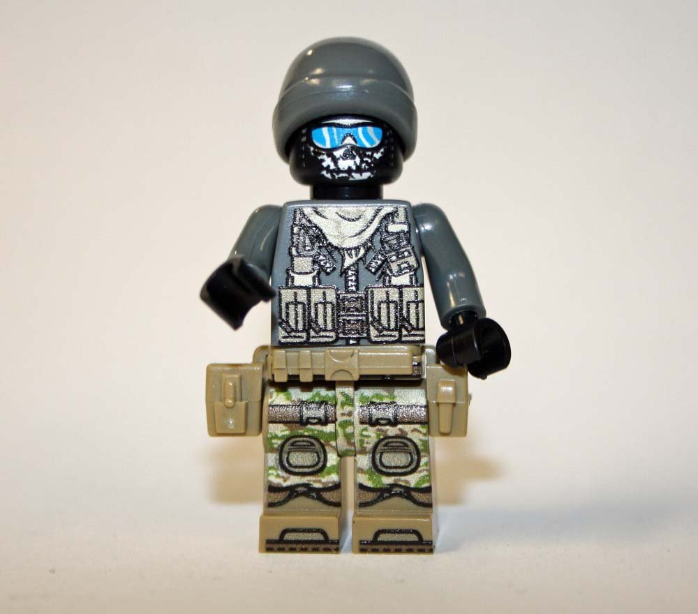 Delta Operator Mask D Modern Army Soldier C Minifigure