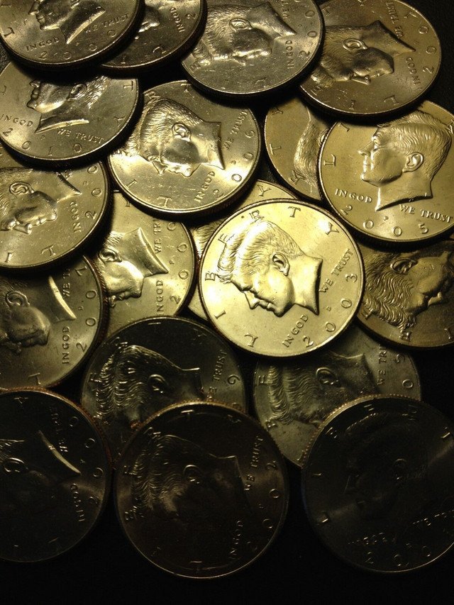 1 US Coin 2k Old Original US Mint 50 Lot 2012 2000 2018 PD Kennedy Half ...