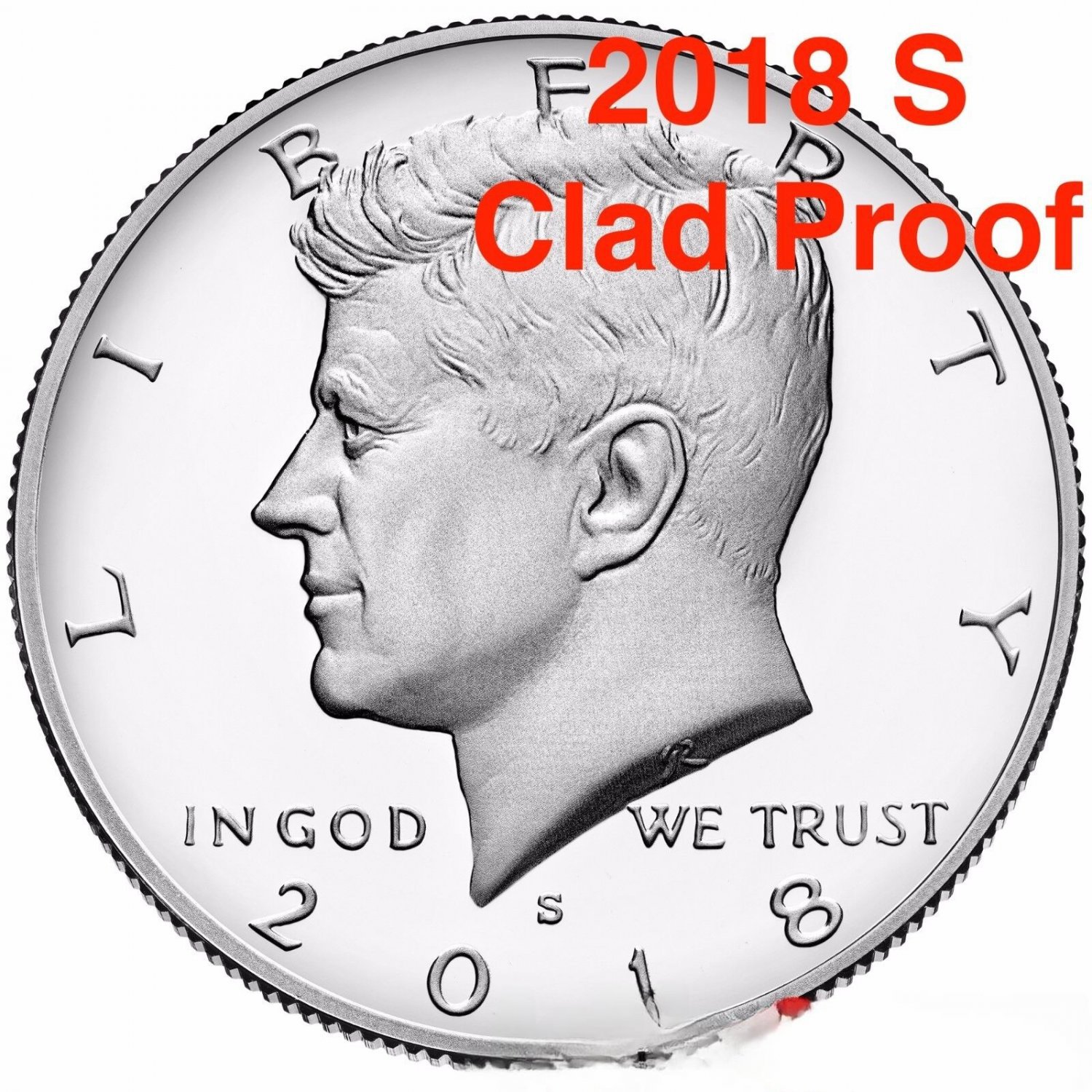 President Cameo Best Grading 2018 S Kennedy Half Dollar Clad Proof ...