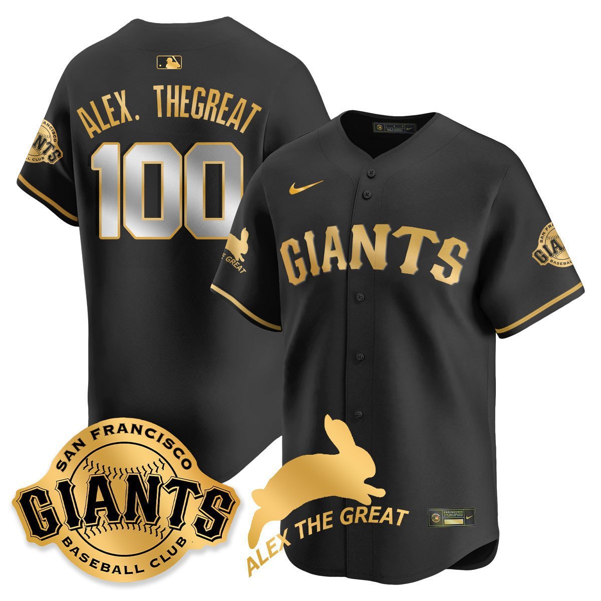 2026 Alex. Thegreat #100 San Francisco Giants Alex the Great Rabbit ...