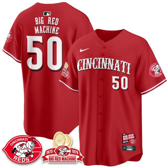 2026 Big Red Machine #50 Cincinnati Reds Big Red Machine 50th ...