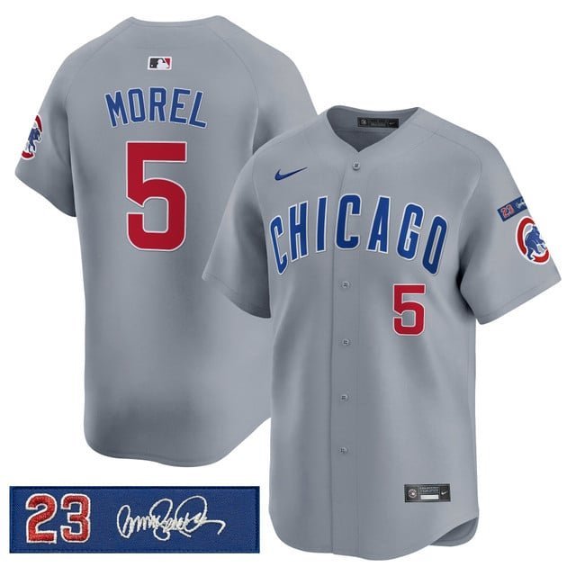 2026 Christopher Morel #5 Chicago Cubs Ryne Sandberg Tribute Vapor ...