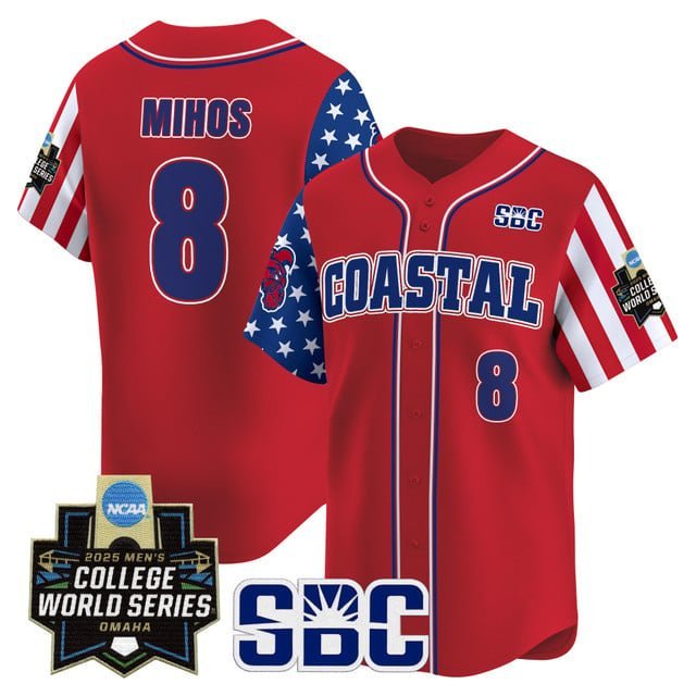 2026 Dean Mihos #8 Coastal Carolina Chanticleers Independence Day World ...
