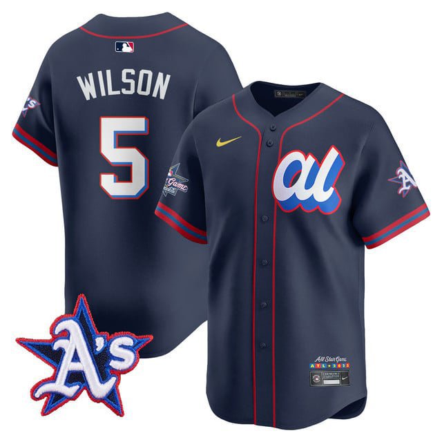 2026 Jacob Wilson #5 American League All-Star Navy - All Stitched