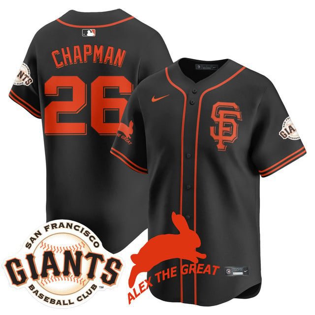2026 Matt Chapman #26 San Francisco Giants Alex the Great Rabbit ...