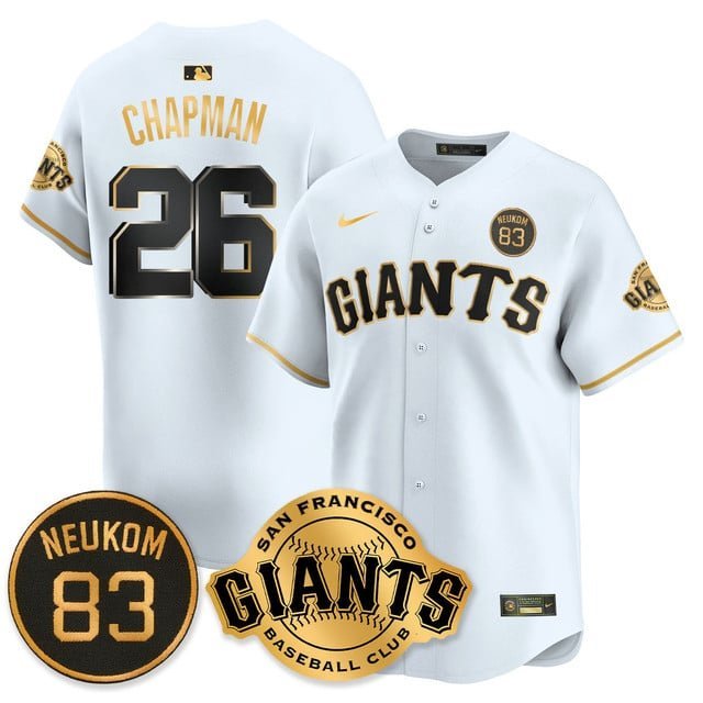 2026 Matt Chapman #26 San Francisco Giants Bill Neukom Memorial White ...