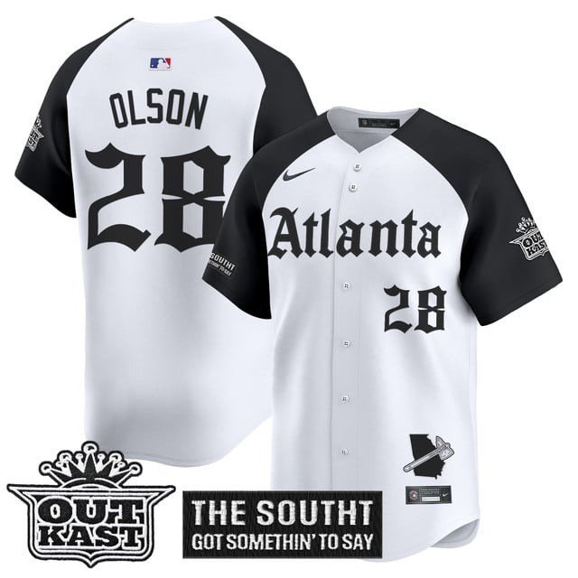 2026 Matt Olson #28 Atlanta Braves Gothic South x Outkast Edition ...
