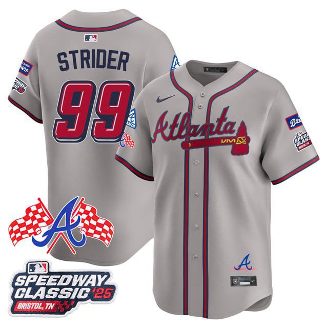 2026 Spencer Strider #99 Atlanta Braves Speedway Classic Limited V1 ...