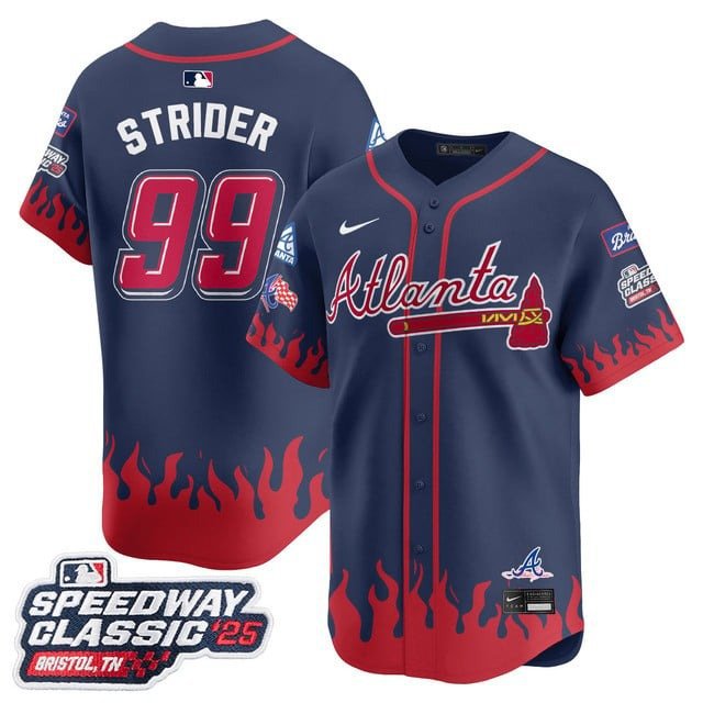 2026 Spencer Strider #99 Atlanta Braves Speedway Classic Limited V2 ...