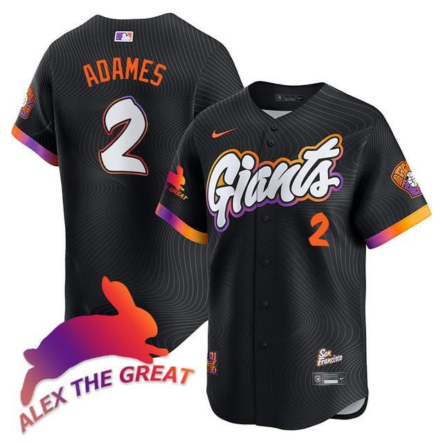 2026 Willy Adames #2 San Francisco Giants Alex the Great Rabbit ...