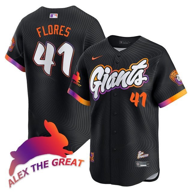 2026 Wilmer Flores #41 San Francisco Giants Alex the Great Rabbit ...
