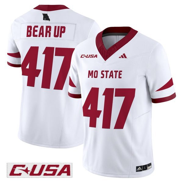 2026 Bear Up #417 Missouri State Bears Vapor Limited - All Stitched White