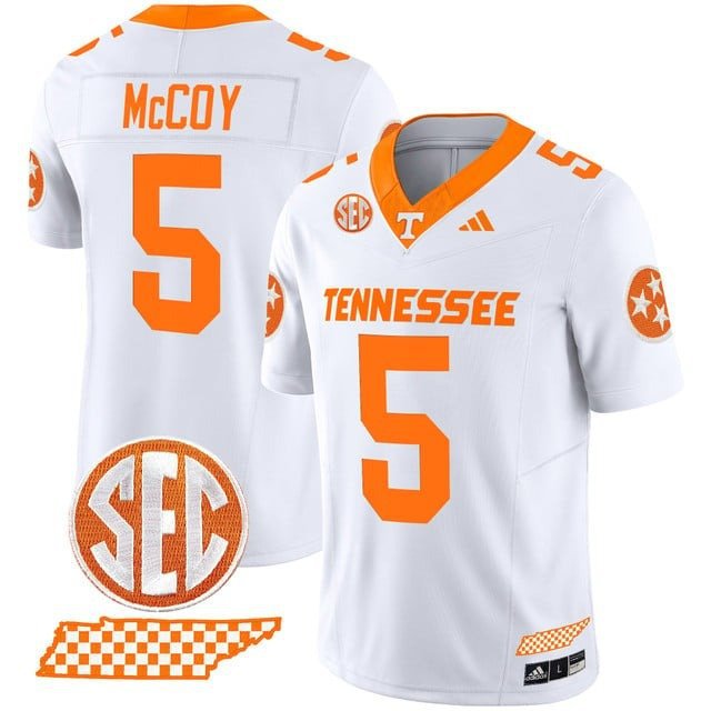 2026 Bru McCoy #5 Tennessee Volunteers Vapor Limited V2 Stitched White