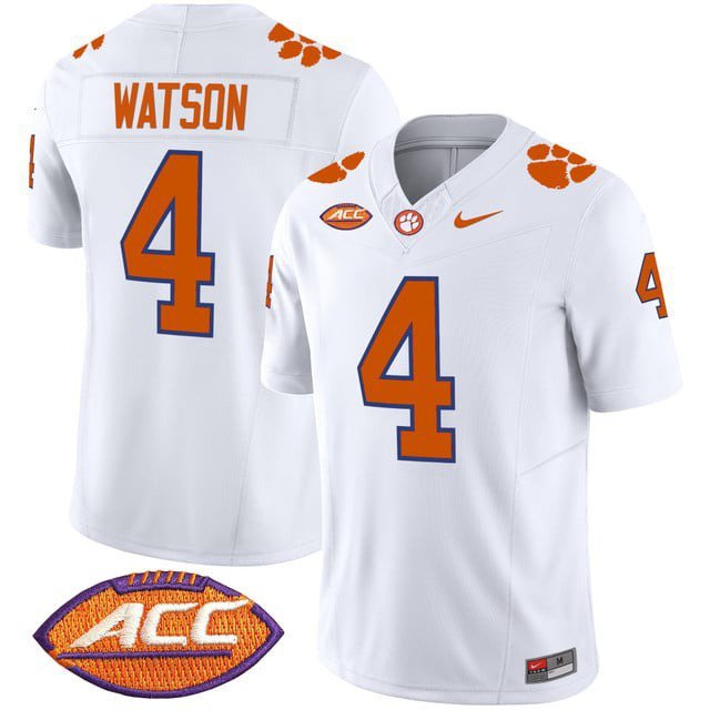 2026 Bryant Wesco Jr. #4 Clemson Tigers Vapor Limited Stitched White
