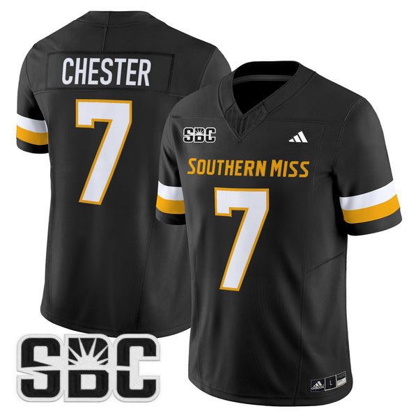 2026 Carl Chester #7 Southern Miss Golden Eagles Vapor Limited Stitched ...