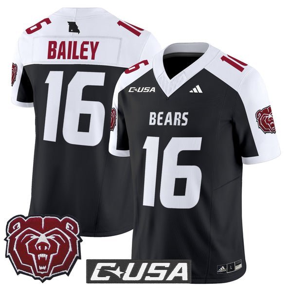 2026 Deuce Bailey #16 Missouri State Bears Vapor Limited - All Stitched ...