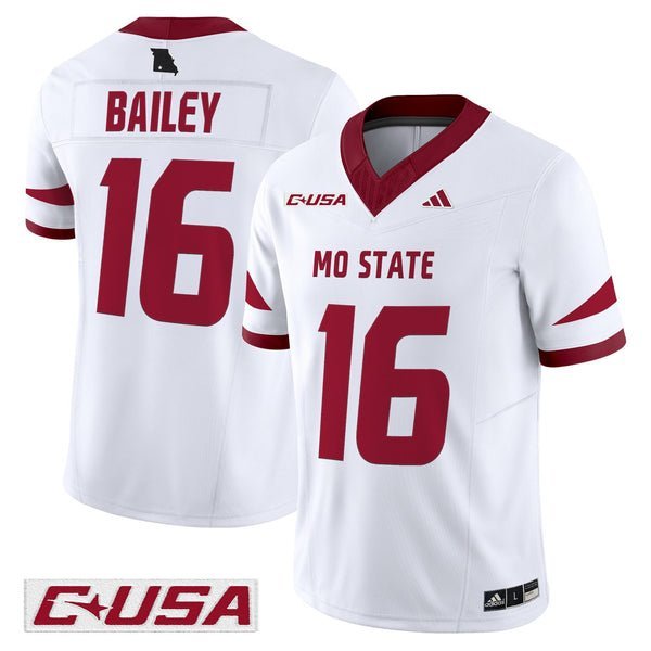 2026 Deuce Bailey #16 Missouri State Bears Vapor Limited - All Stitched ...