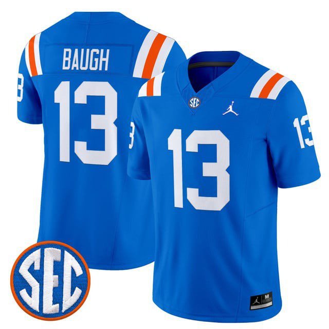 2026 Jadan Baugh #13 Florida Gators 1960s Throwback Vapor Limited ...