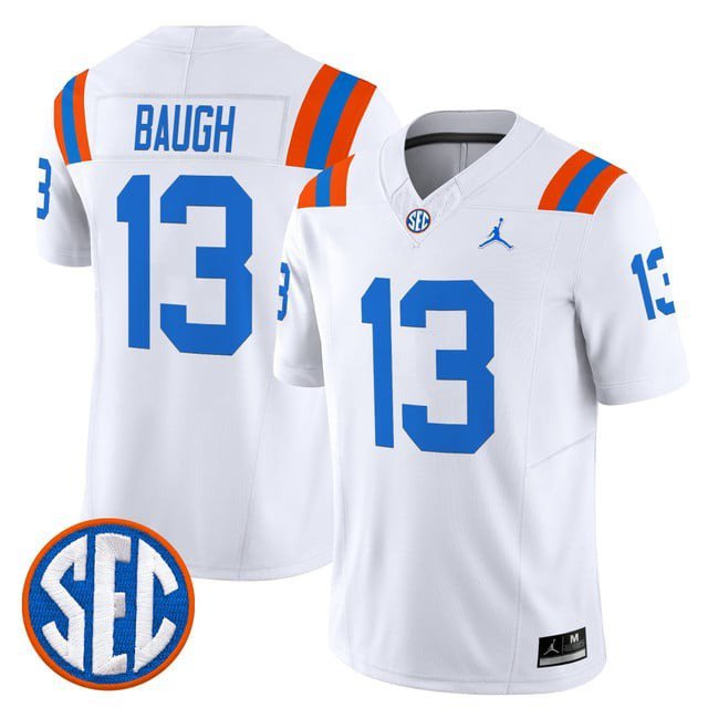 2026 Jadan Baugh #13 Florida Gators 1960s Throwback Vapor Limited ...
