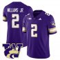 Demond Williams Jr #2 Washington Husky 2025 Stitched Purple