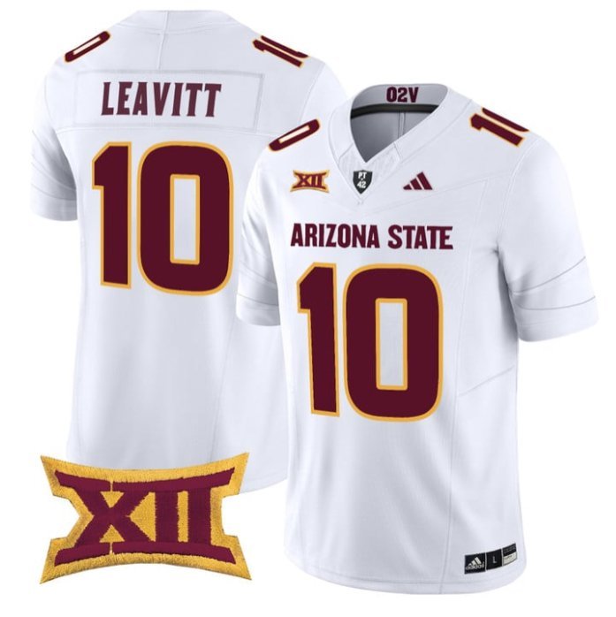 Sam Leavitt #10 Arizona State Sun Devils 2025 Limited Stitched White