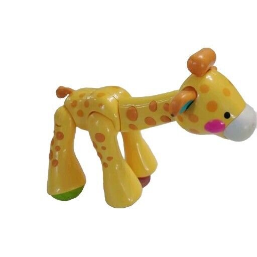 Fisher Price Clicker Pals Giraffe Amazing Animals Clacker Sensory Toy 10"