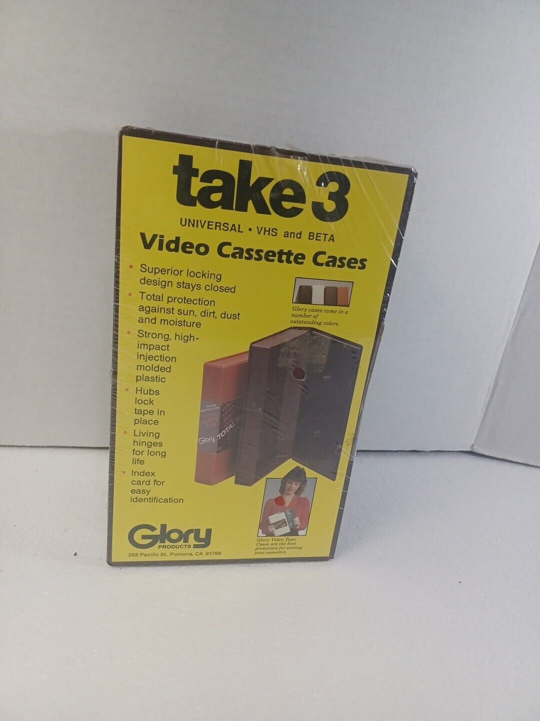 SEALED VHS Video Cassette Tape Case Lot Of 3 Glory Products Total ...