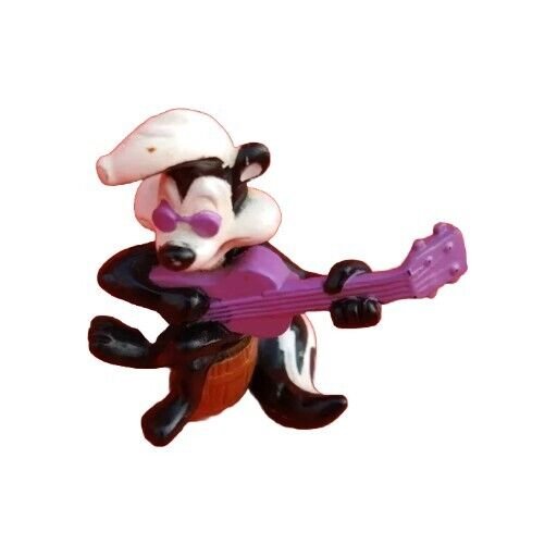 Vintsge 1994 Pepe Le Pew PVC Guitar Figurine Looney Tunes Warner ...