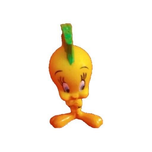 Looney Tunes Tweety Bird Figure Punk Mohawk PVC 1994 Musician Band Vintage