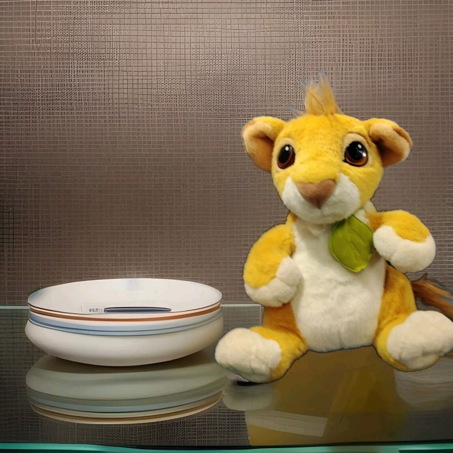 1993 used 12" Authentic Disney Lion King Talking Baby Simba Cub Plush ...