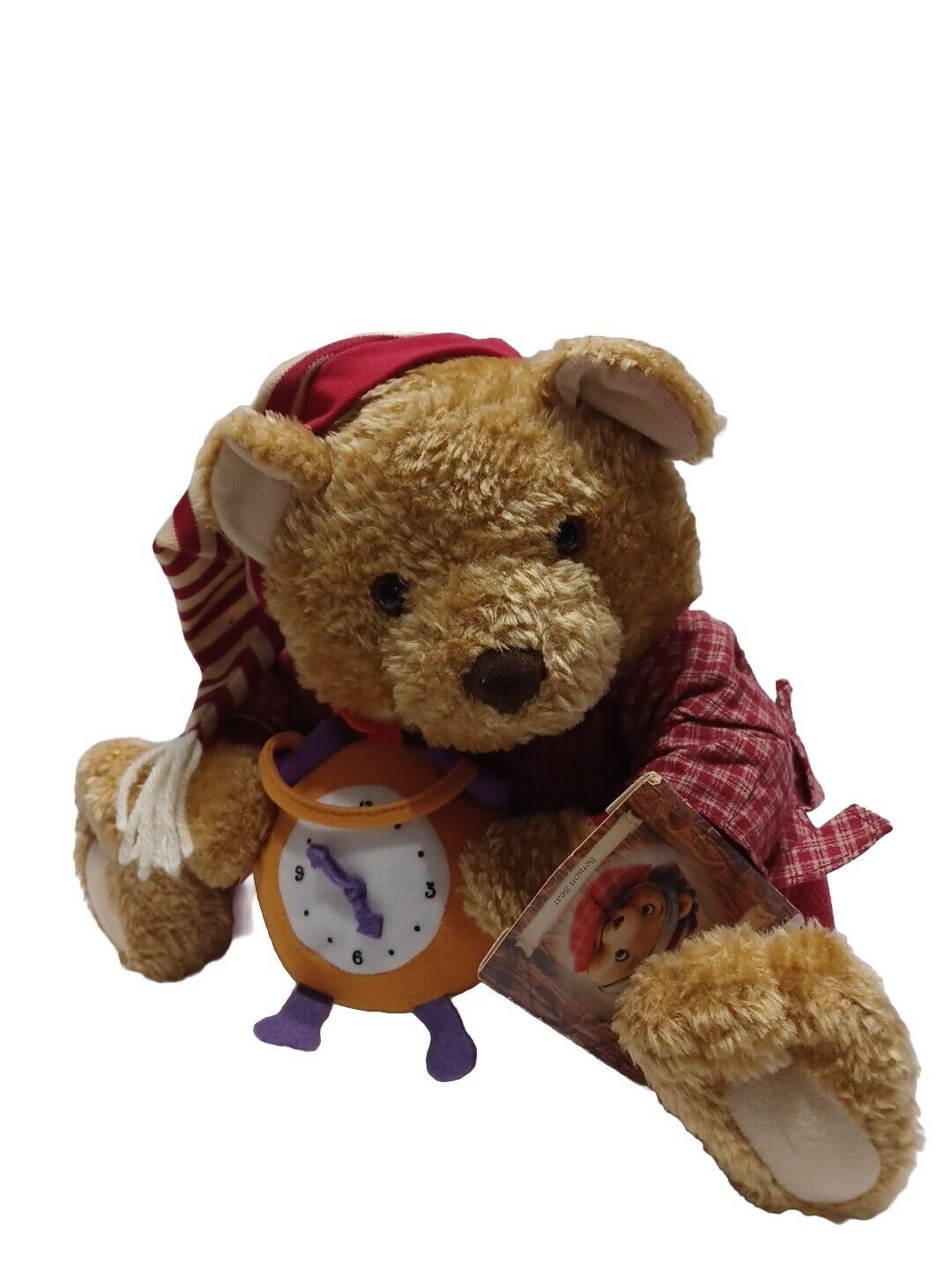 Crayola Storybook Friends Bedtime Benson Bear Plush 10” Red Thermal ...
