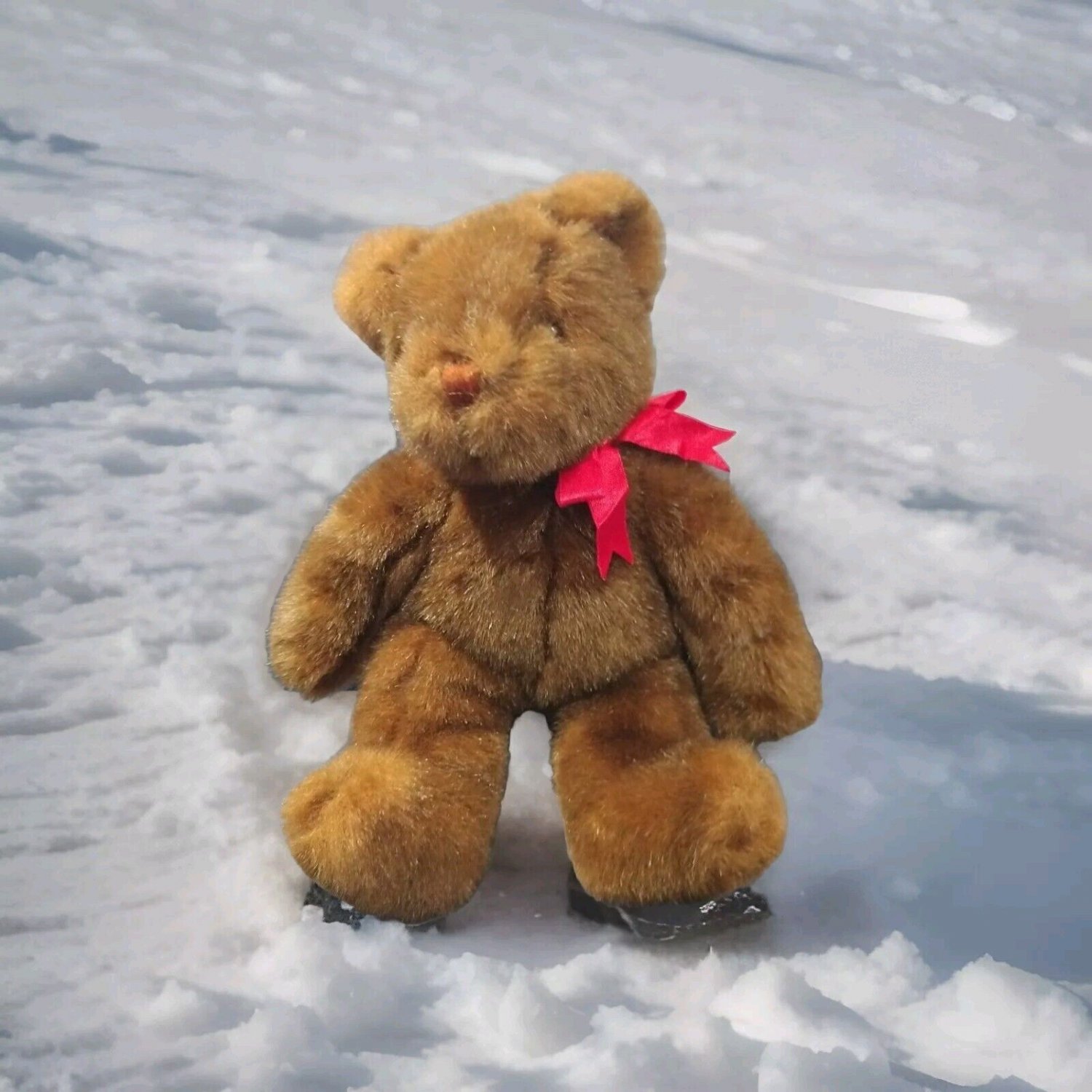 TY Teddy Bear CLASSIC COLLECTION Vintage "BABY SOFT 11 INCH BROWN BEAR ...