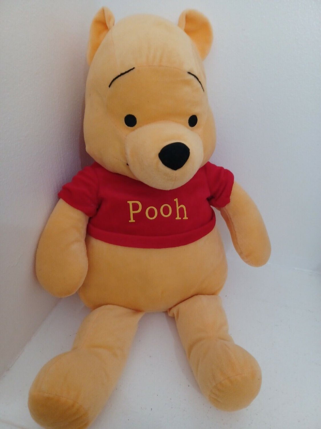23" Disney Winnie the Pooh Rattle Plush Baby Stuffed Bear Toy
