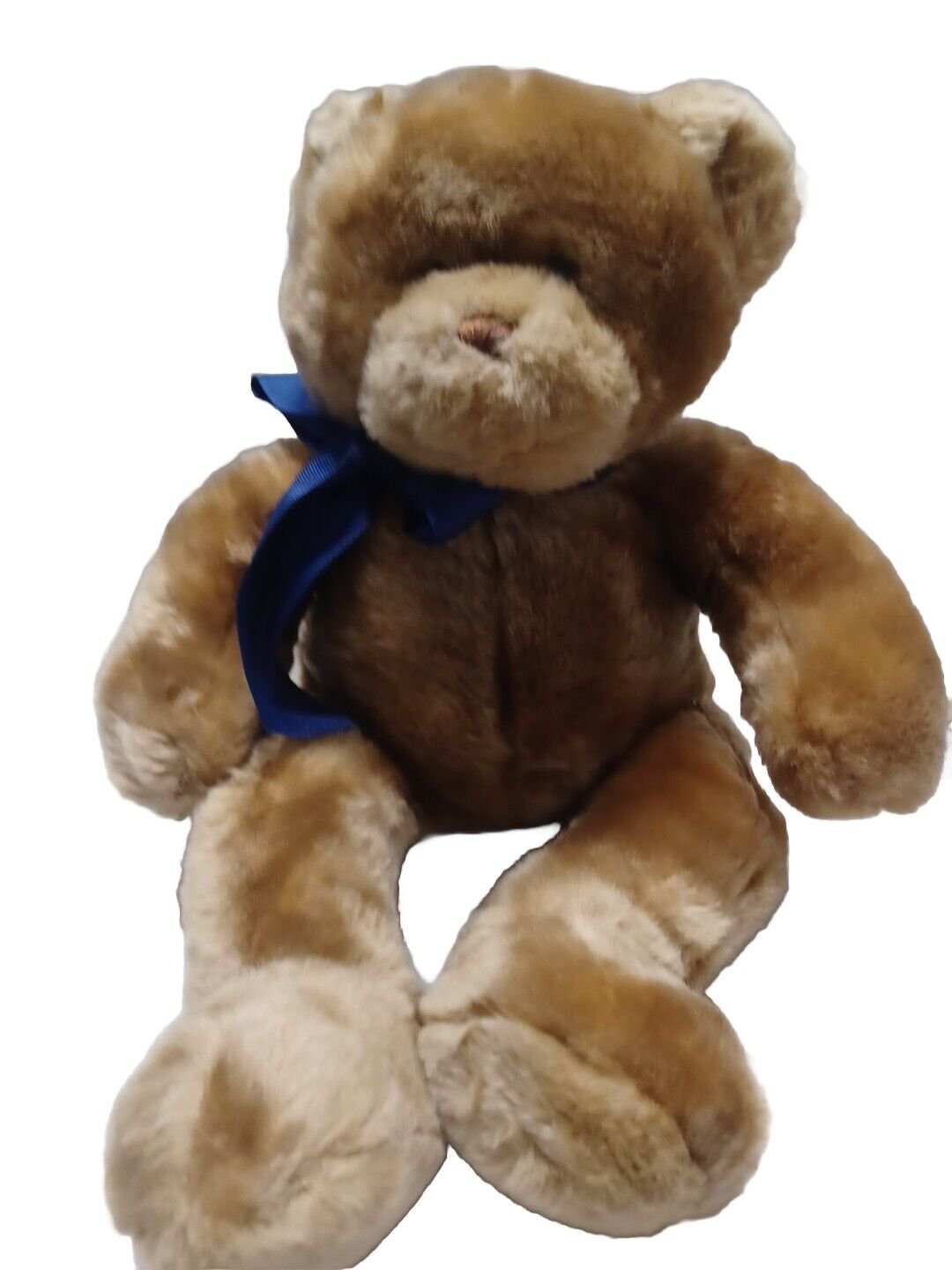 Build A Bear Workshop 18" Plush Two Tone Brown Soft Teddy Stuffed Animal Ester