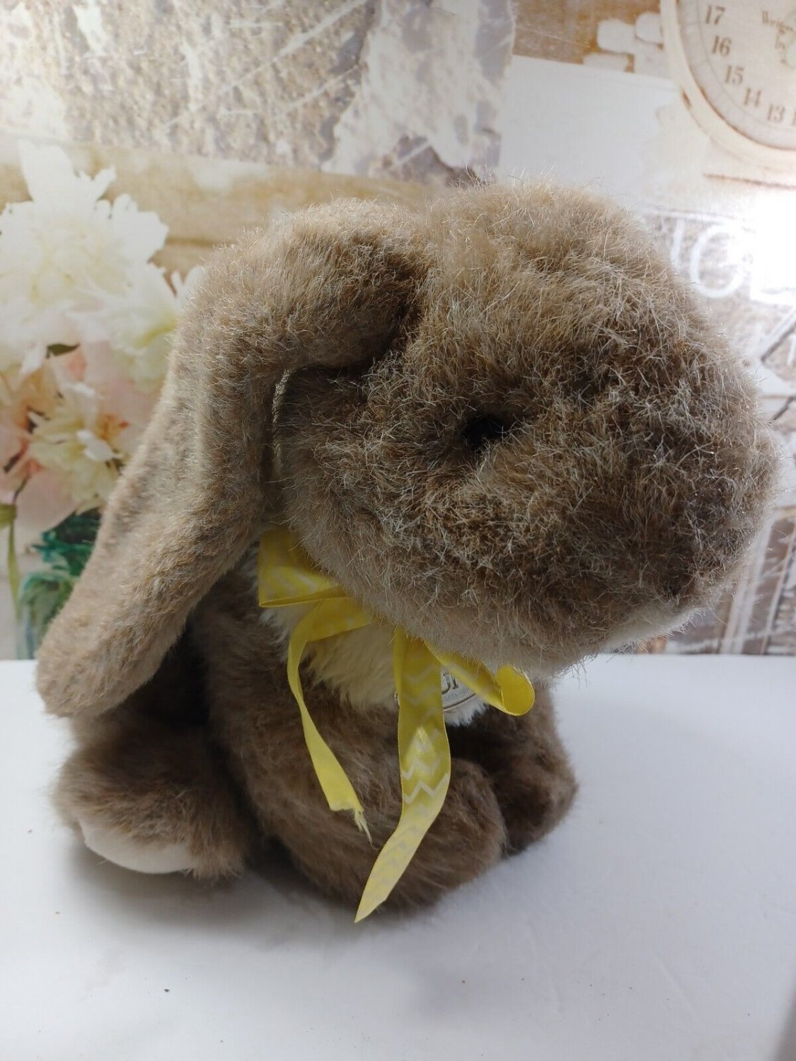 Gund Realistic Bunny Rabbit Plush Stuffed Animal 13" Vintage 1989 Loppy ...