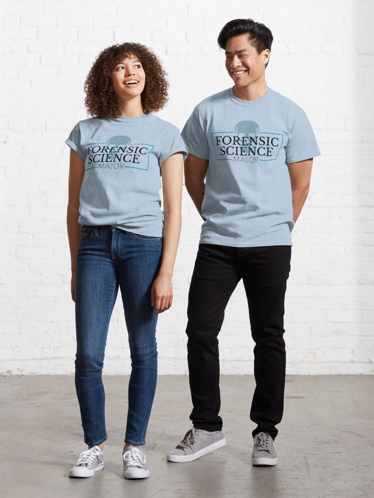 Forensic Science Major Sticker for Students Classic T-Shirt