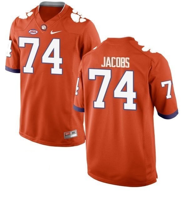 Clemson Tigers Brayden Jacobs #74 Jersey 2026