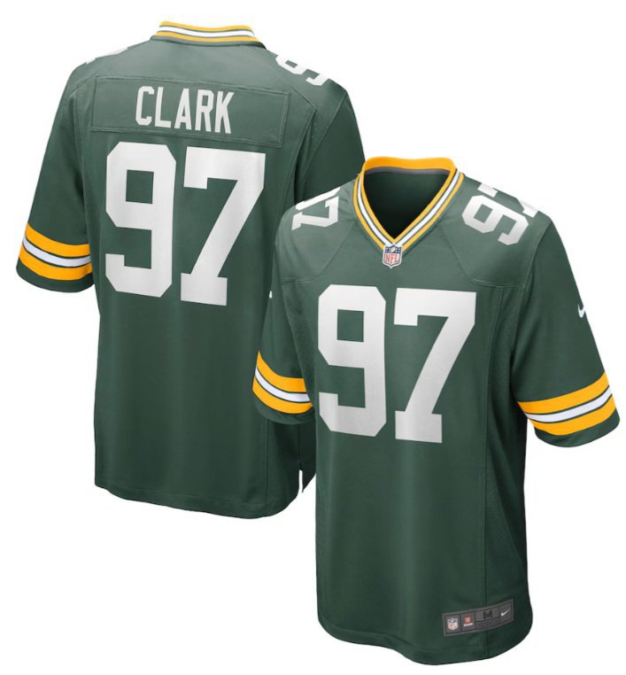 Green Bay Packers Kenny Clark #97 2026 Jersey