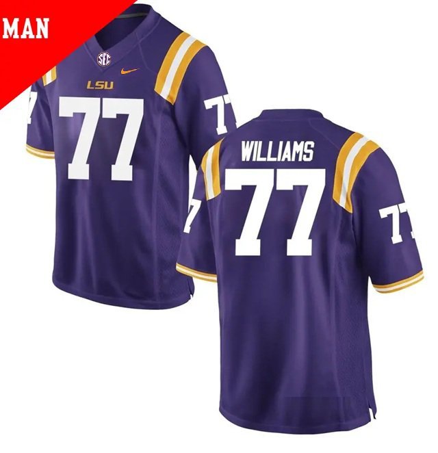 LSU Tigers Ory Williams #77 2026 Jersey