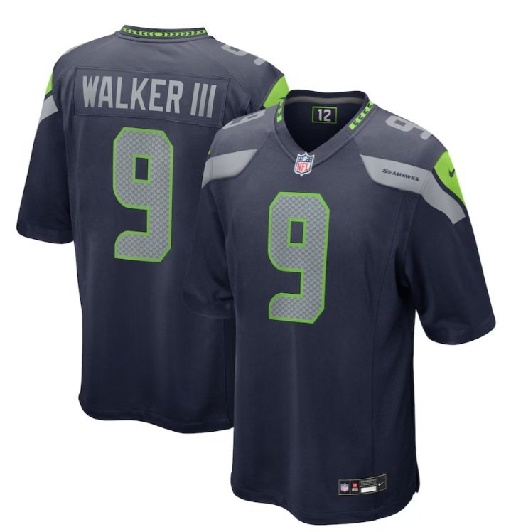 Seattle Seahawks Kenneth Walker III #9 2026 Jersey