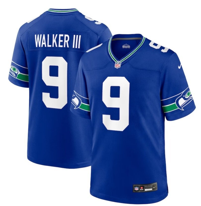 Seattle Seahawks Kenneth Walker III #9 2026 Jersey