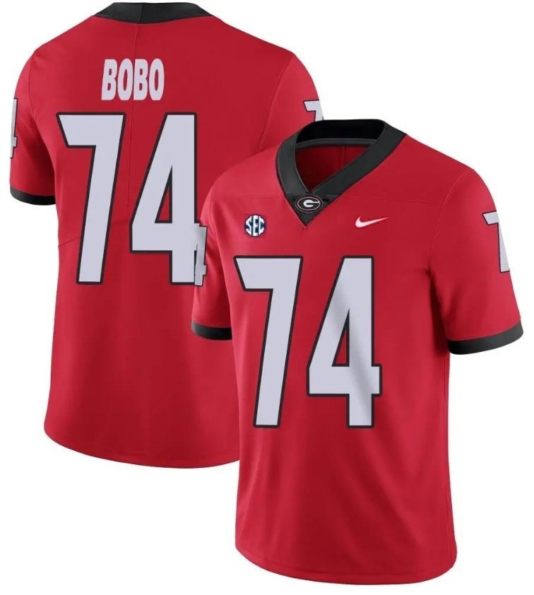 UGA Georgia Bulldogs Drew Bobo #74 2026 Jersey