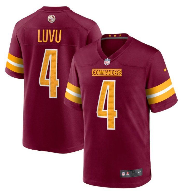 Washington Commanders Frankie Luvu #4 2026 Jersey