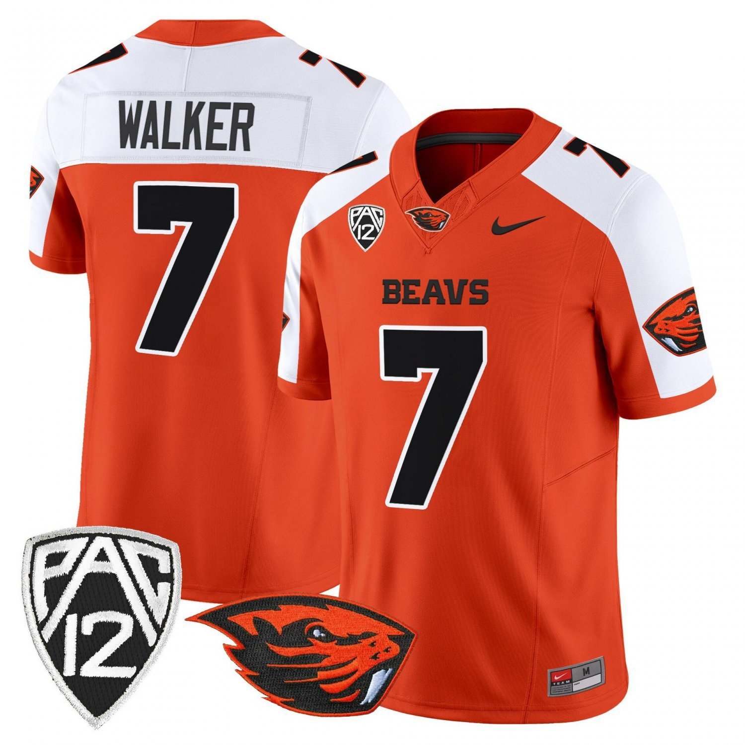 Trent Walker #7 Oregon State Beavers 2026 Limited Stitched Orange Alternate