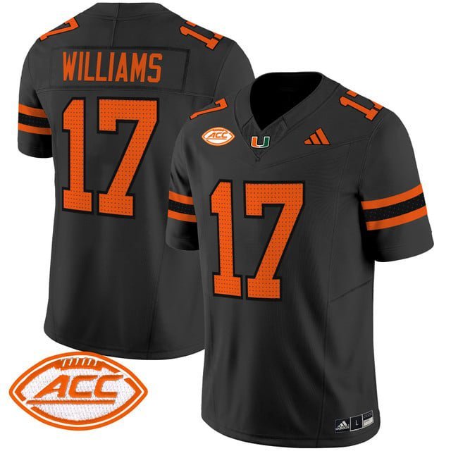 Emory Williams #17 Miami Hurricanes 2026 Vapor Football Limited Black ...