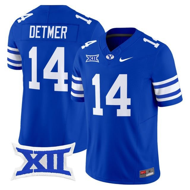Ty Detmer #14 BYU Cougars 2026 Vapor Football Limited Royal - All Stitched