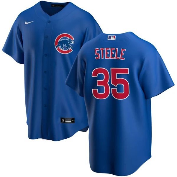 2026 justin steele cubs 35 jersey blue