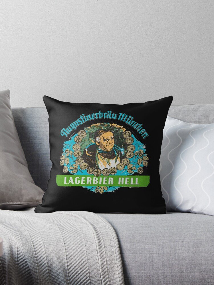 Augustiner Munich Beer___lagerbier Hell Pillow