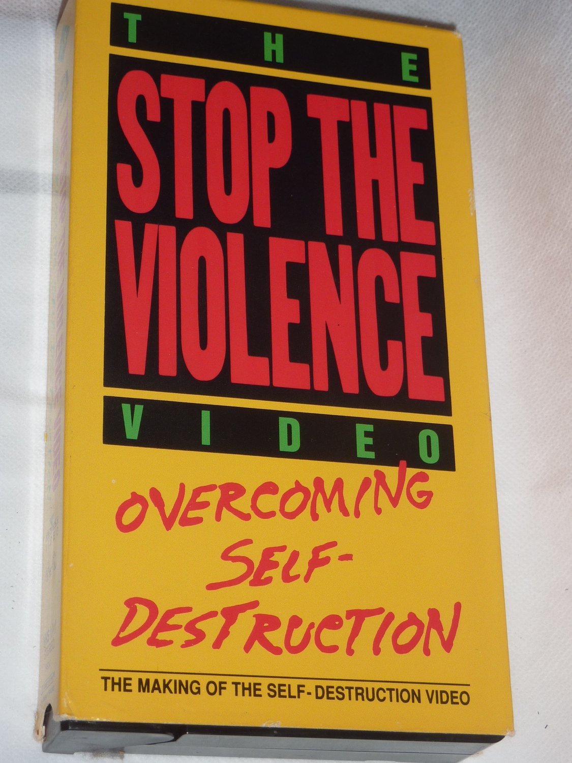 STOP THE VIOLENCE VHS the VIDEO THE MAKING OF by Rap, Hip-Hop Giants! A ...